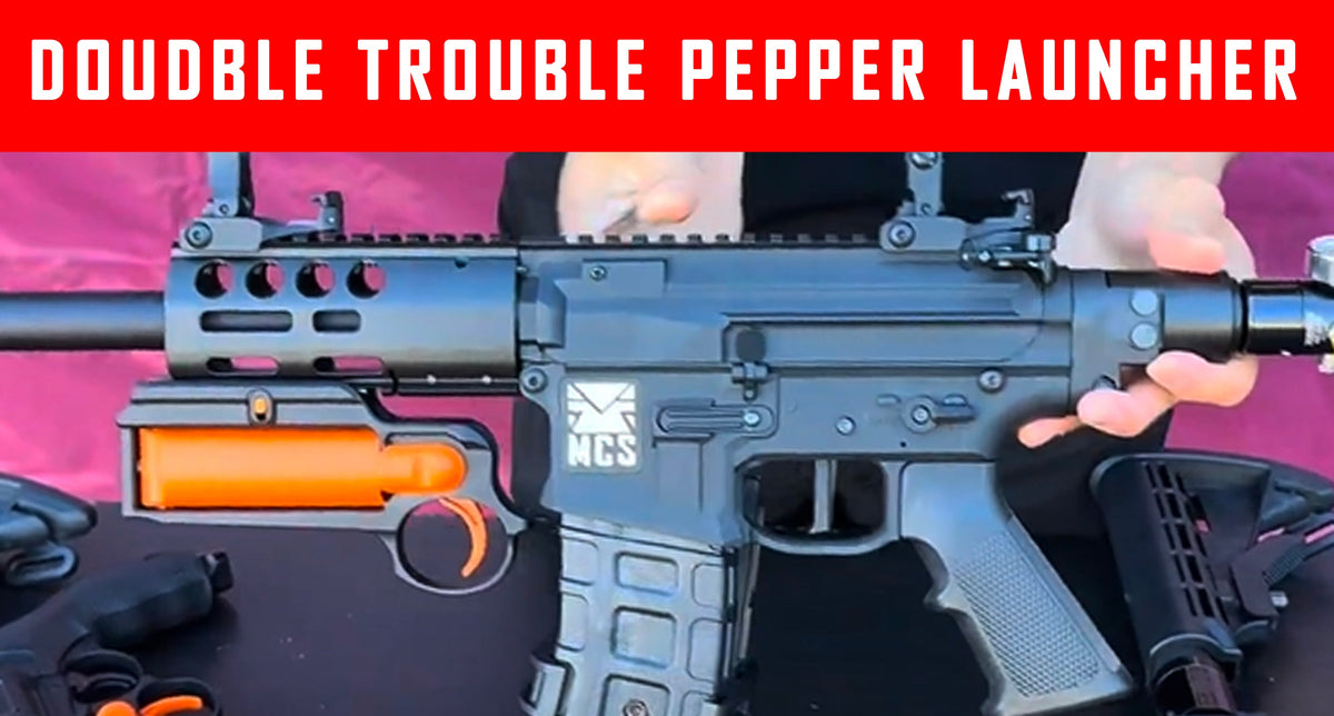 VIDEO: Double Trouble Rail Mount Pepper Spray/Gel Launcher – Defense ...