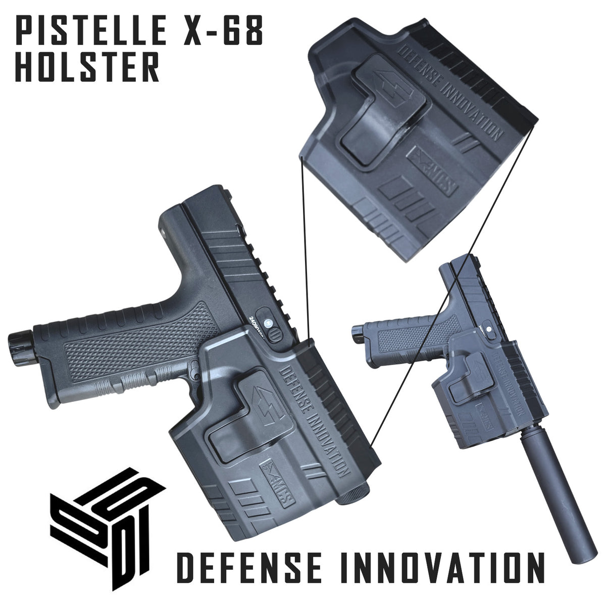 Pistelle X-68 Holster (OWB Outside Waist Band) – Defense Innovation