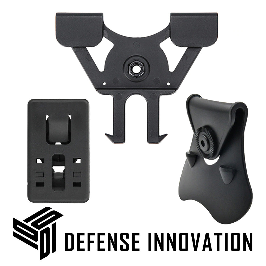 Holster and Magazine Holder Attachment (Belt, Paddle. MOLLE) – Defense ...